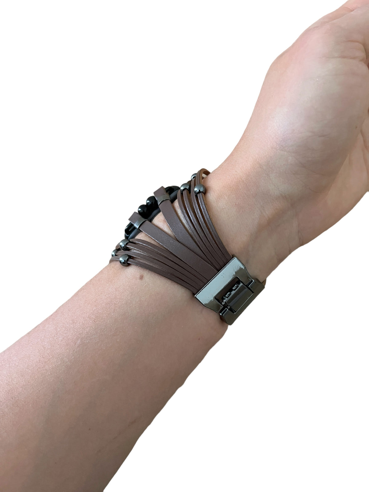 LABEAD Mocho Choco Layered Watch Bracelet | Mareevo